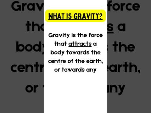 Why Gravity Doesn't Exist #definition #short #viral