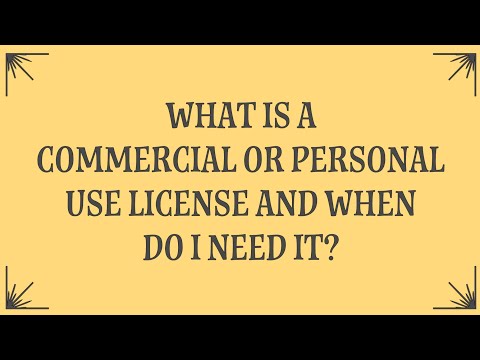 commercial use license