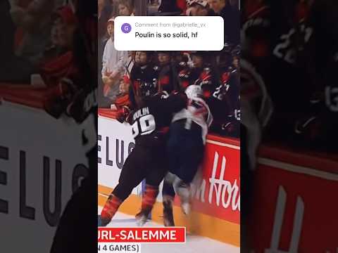 Marie-Philip Poulin the woman that you are. #womensHockey #hit #BritaCurl #pwhl #teamCanada #MPP