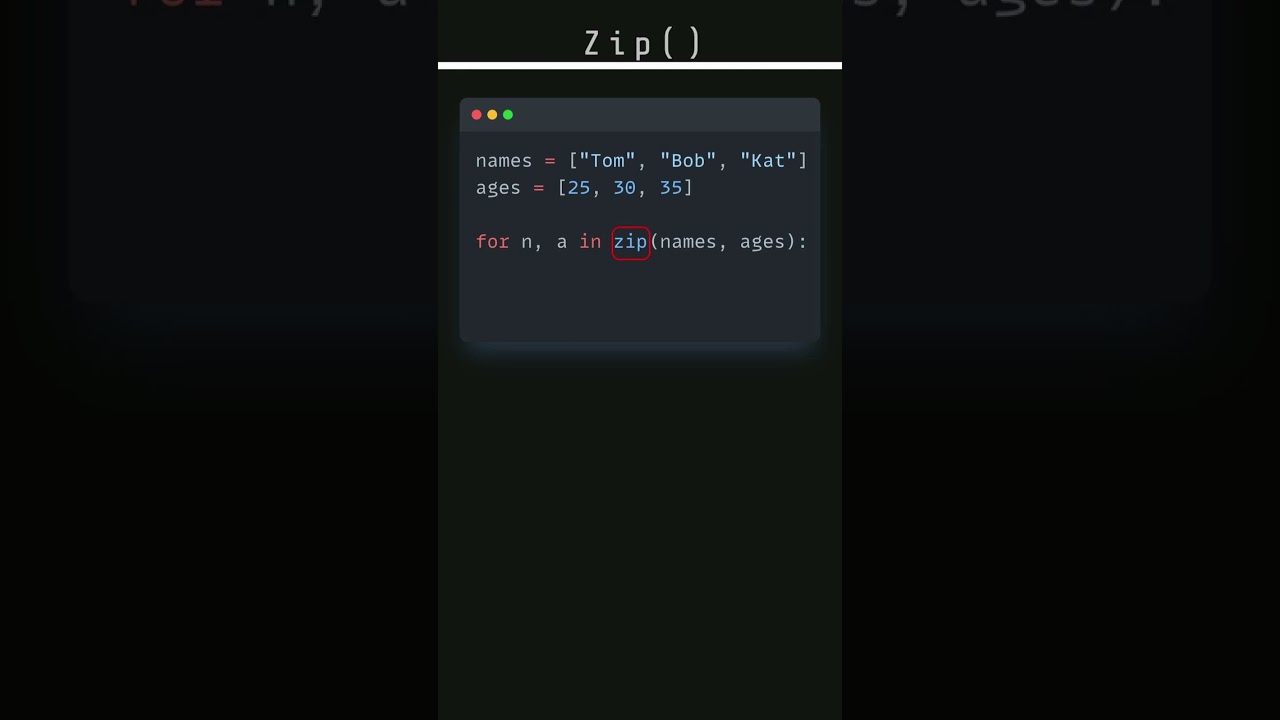 How to iterate over two lists in Python with theZip function #pythonforbeginners#dailypython