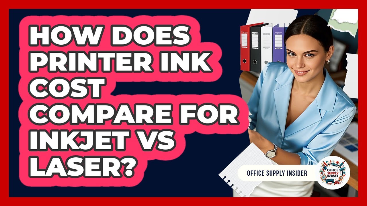 How Does Printer Ink Cost Compare For Inkjet Vs Laser?