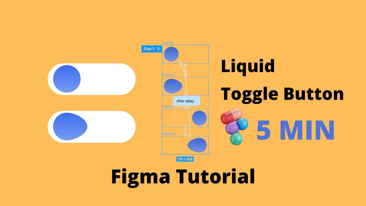 Figma Tutorial: Create Liquid Toggle Button