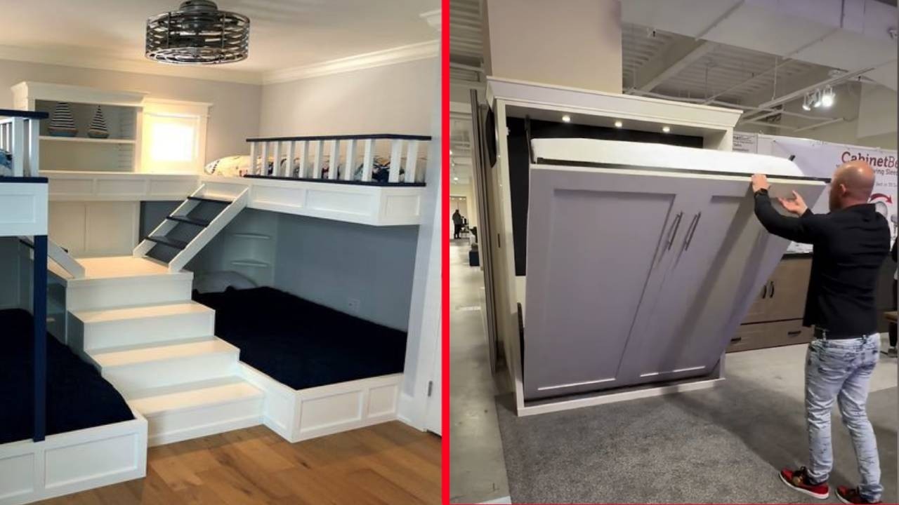 Incredible Space-Saving Furniture: Smart Murphy Beds & Sofa Designs