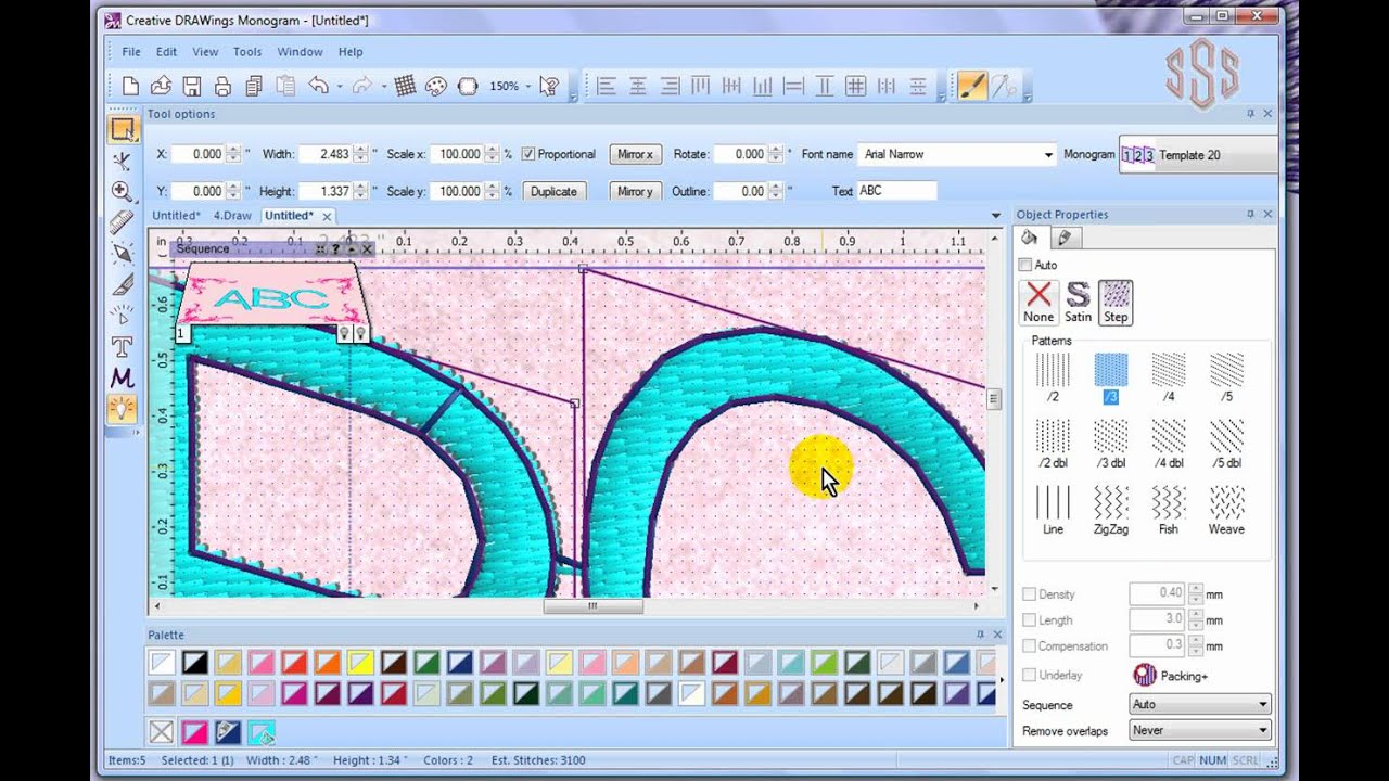 Artistic Monogram Instructional Video - Quick Start