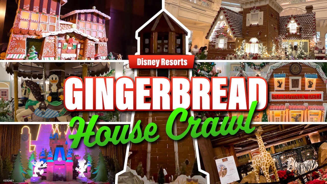 MyDisneyFix | FESTIVE Gingerbread House CRAWL at Disney Resorts ...
