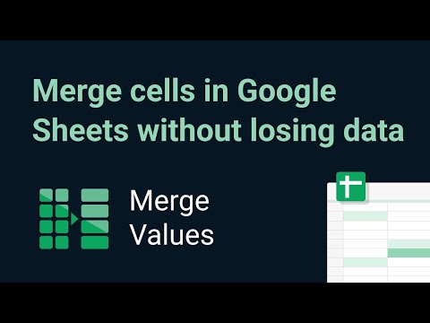 How to merge cells in Google Sheets without losing your data (concatenate rows, columns, cells)