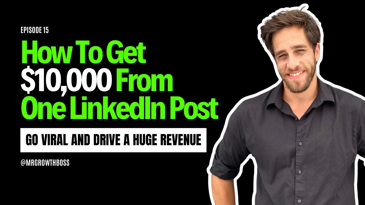 How To Drive $10,000 Revenue From A Single LinkedIn Post | Jason Hewett