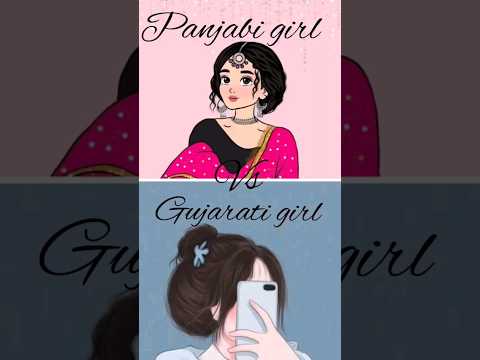 🤔panjabi girl❤ vs gujarati girl💝lehenga❤ dress👗 heel👠 rings💍 etc #beautiful #fashion #cute 😘