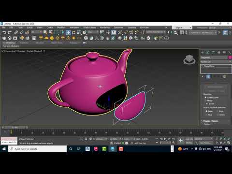 3ds Max 2023 Modeling: Shape Merge
