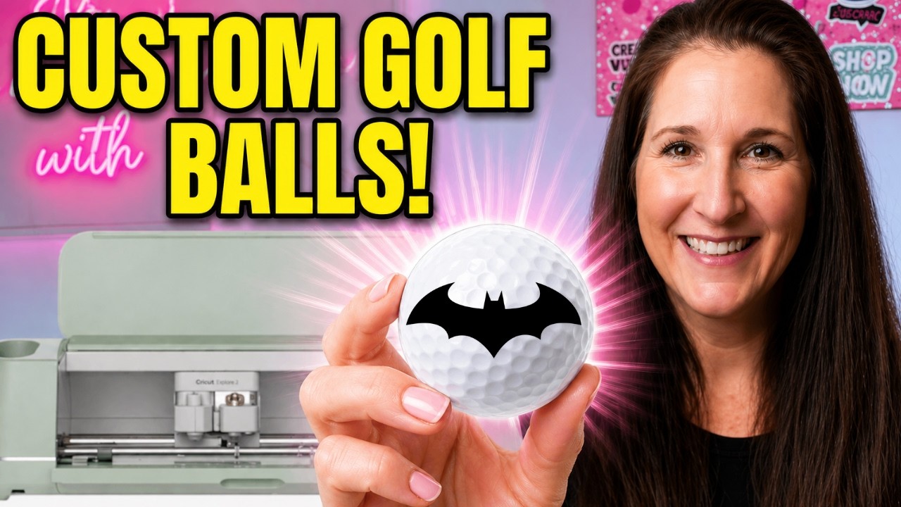 Personalized Golf Ball Tutorial | Cricut Design Space