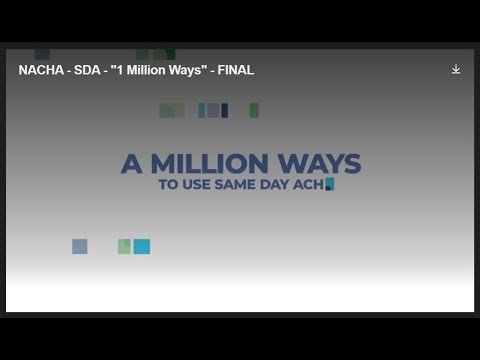 A Million Ways to Use Same Day ACH