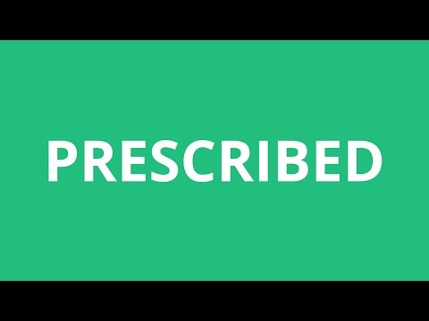 How To Pronounce Prescribed - Pronunciation Academy