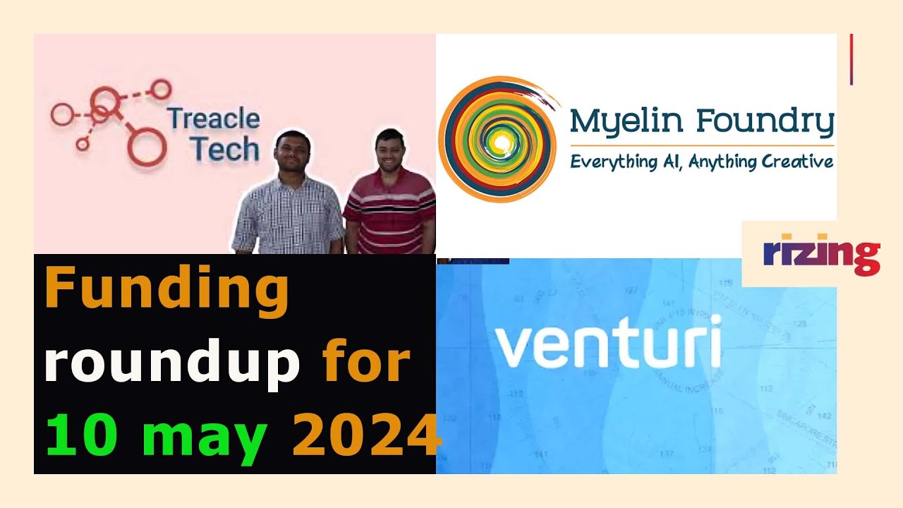 What Got Funded On May 10 2024: Treacle, K12 Techno Services & Myelin Foundry|  RizingTV