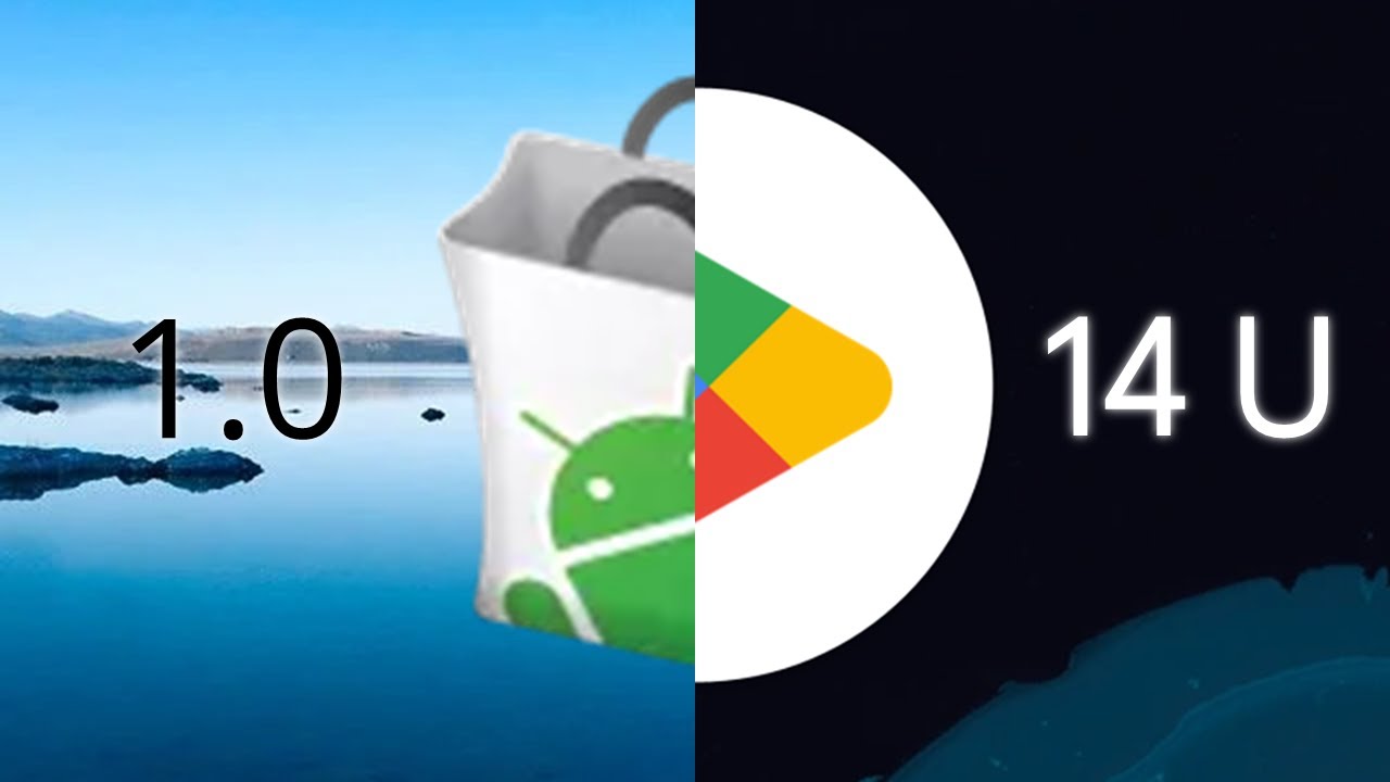 Google Play Icon Evolution (2008-2023)