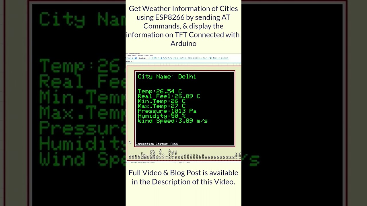 Arduino Weather Station Using ESP8266 & Open Weather Map #arduino #esp8266 #electronic