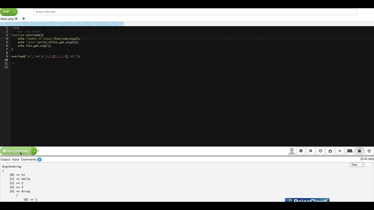 PHP function overloading | Overloading in PHP | PHP function overloading without magic methods #php