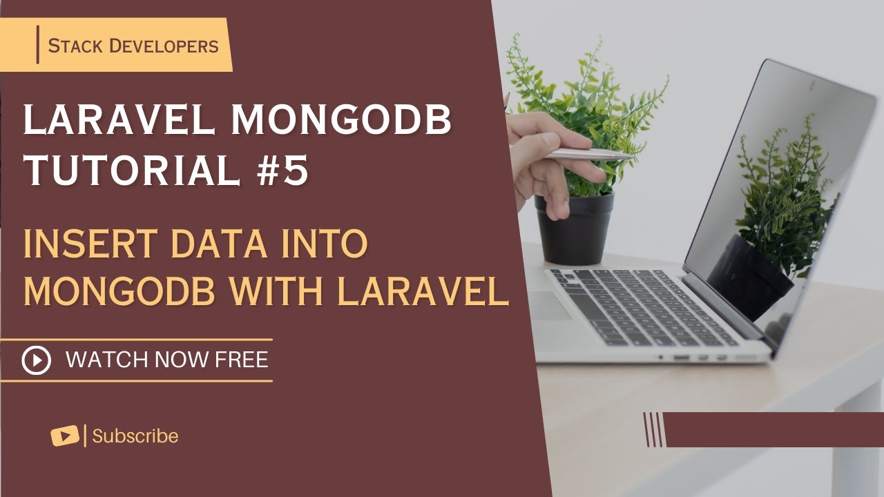 #5 MongoDB Laravel Tutorial | MongoDB CRUD Operations | Insert data into MongoDB with Laravel