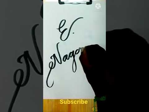 ✍️✍️✍️name writing/E.NAGARAJ#shorts