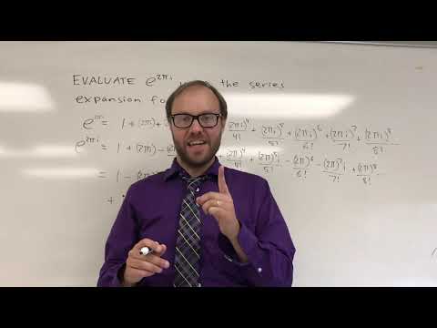 Evaluating e^(2 pi i) Using Infinite Series