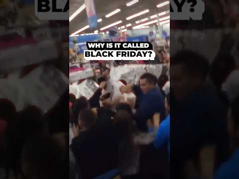 Why is it called Black Friday? The SECRET History (Surprising but True) 😳
