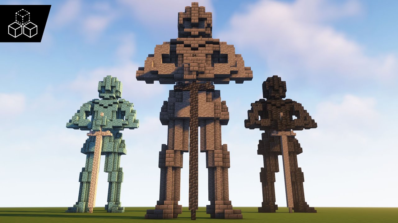 How to Build a Knight Statue | Minecraft Tutorial