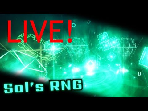 🔴 LIVE Using MAXIMUM Luck | Sol's RNG
