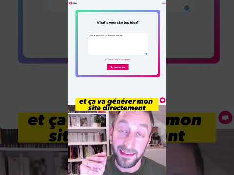 Créer un site web en 15sec avec l’IA