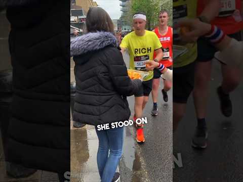 She did this for all of the Boston Marathon runners ❤️
