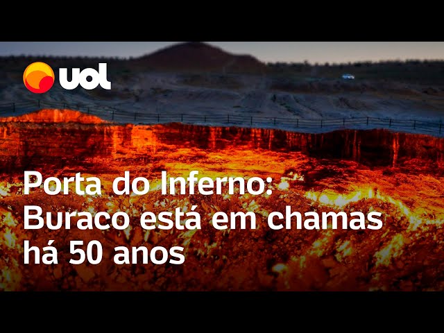 Porta do Inferno: o buraco em chamas há 50 anos no Turcomenistão