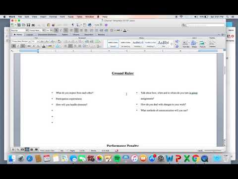 Team Charter Explanation