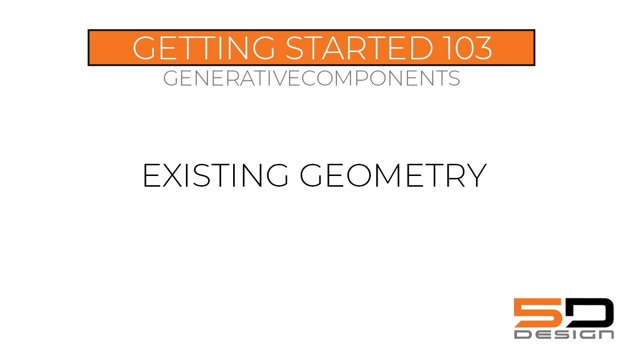 GenerativeComponents - Basics 03
