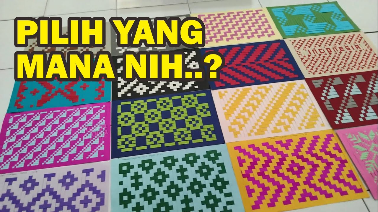 A COLLECTION OF REALLY COOL PAPER WEAVING CREATIONS