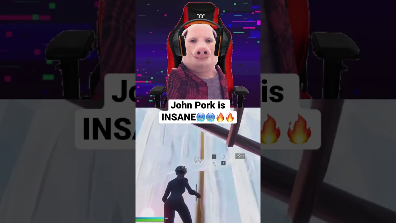 John Pork is INSANE 🥶 #shorts #fortnite #johnpork