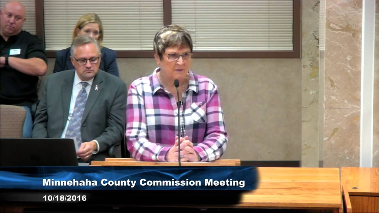 Minnehaha County Commission Meeting - October 18th, 2016