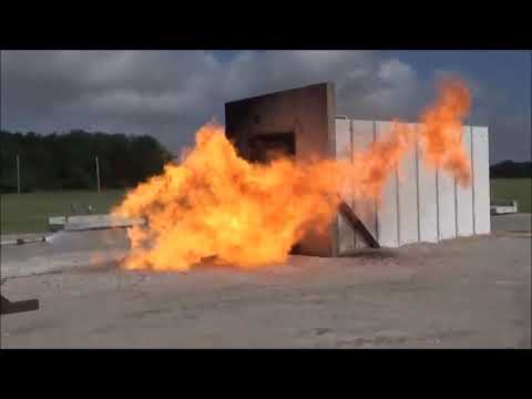 FORTRESS Jet Fire Door and Panel Test