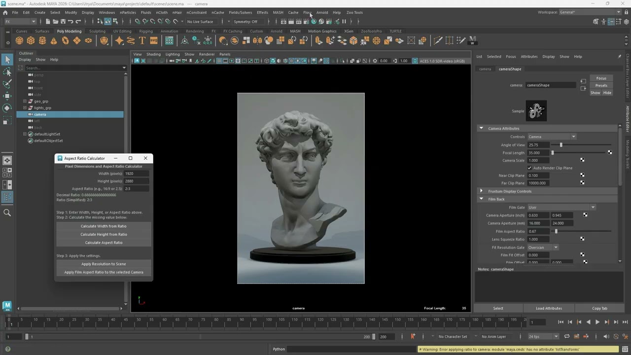 GitHub - cgjuice/aspectRatioCalc: This script helps you calculate and apply aspect ratios for ...