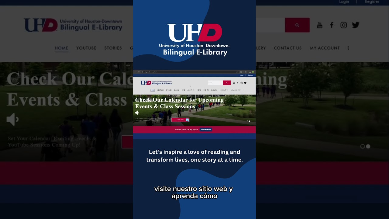 Visit the UHD Bilingual E-Library, join our community🫶🏻
