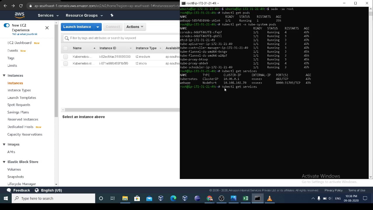 Django Application Deployment using Kubernetes and AWS EC2 Instance