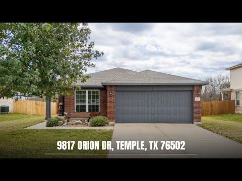 9817 Orion Dr, Temple, TX 76502