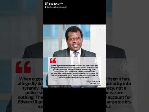 Kenya is a constitutional democracy, not a police state - Okiya Omtatah