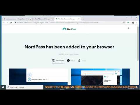 Set up NordPass extension on Chrome for Windows