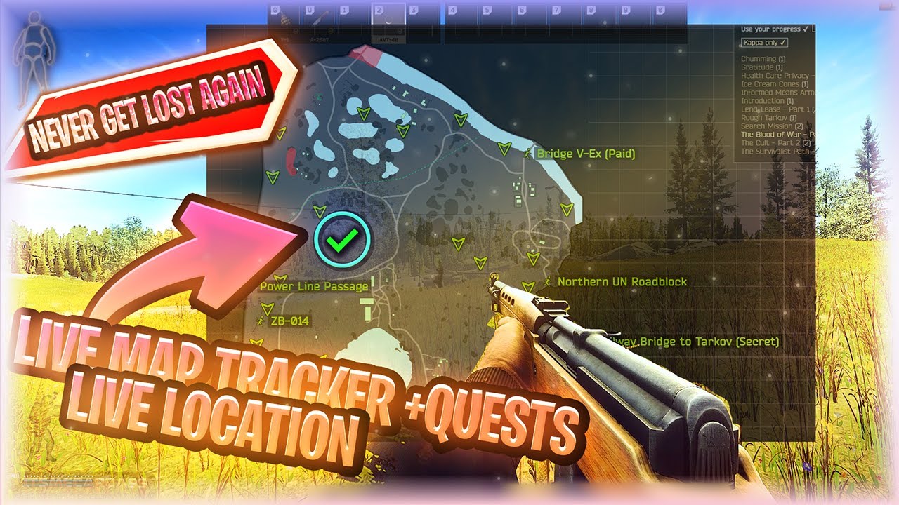 Tarkov's *LIVE* Map Tracker + Quest Tracker! | Escape From Tarkov *UPDATED*