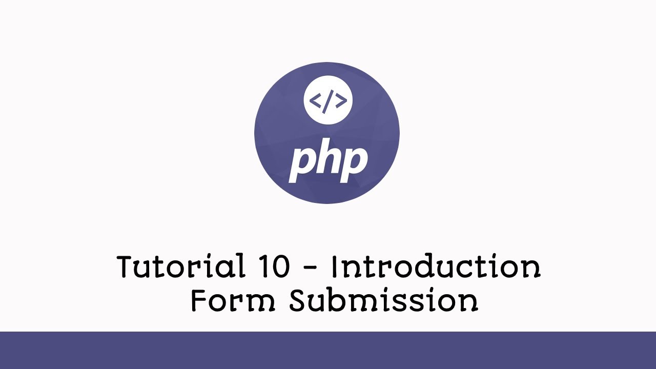 PHP Form Submission Basics