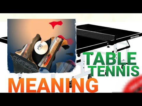 TABLE TENNIS meaning | Meaning of Table Tennis |what does table tennis means |#bhartiyatabletennis