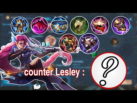MOBILE LEGENDS : WHICH DEFENSE ITEM CAN COUNTER LESLEY'S TRUE DAMAGE? #mobilelegends