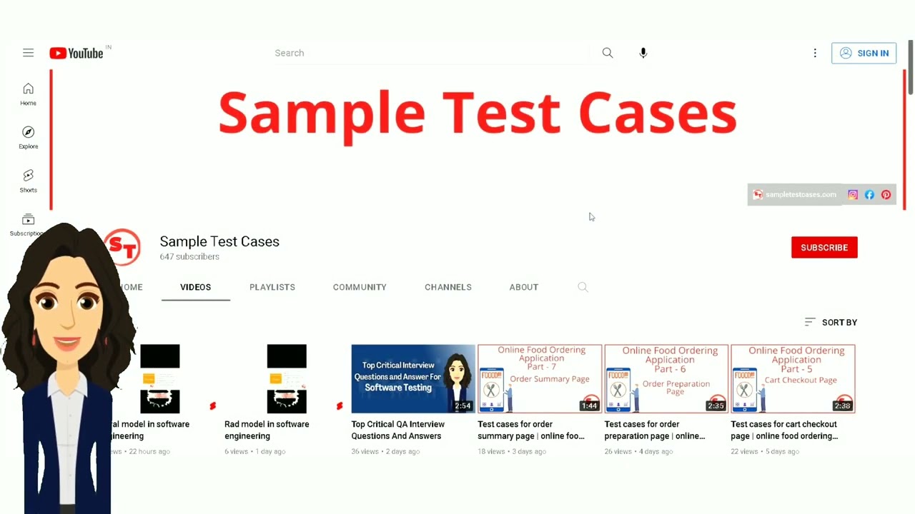 Sample Test cases