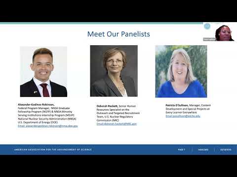 S-STEM REC Capacity Building at MSIs Webinar Series: Student Internships and Other Opportunities