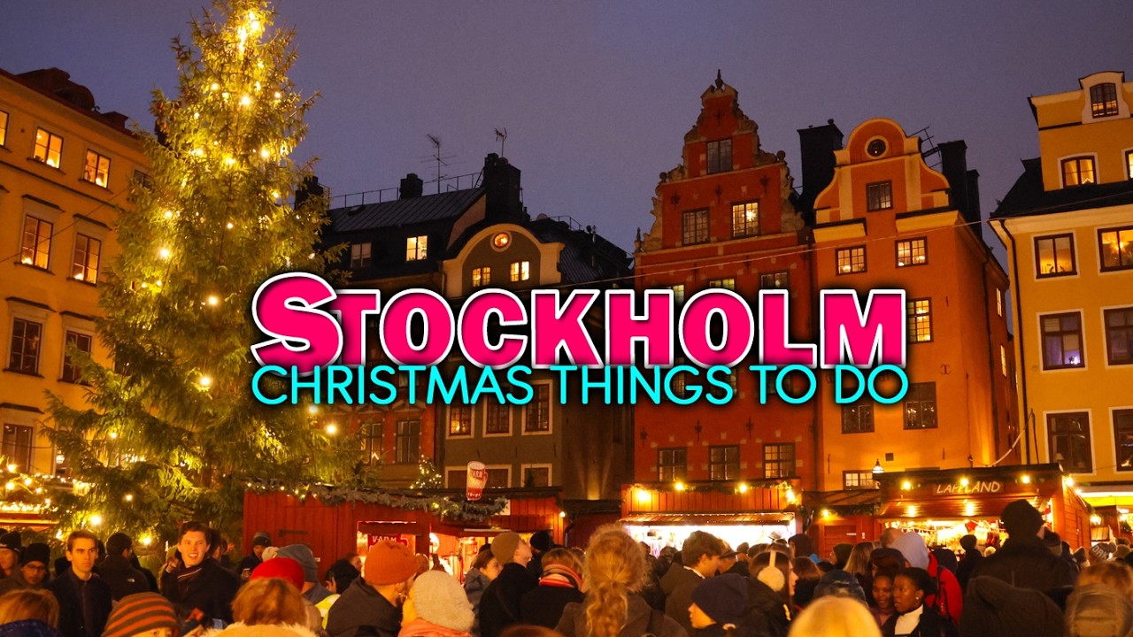 Stockholms bästa julmarknader och bästa sakerna att göra i december 🇸🇪