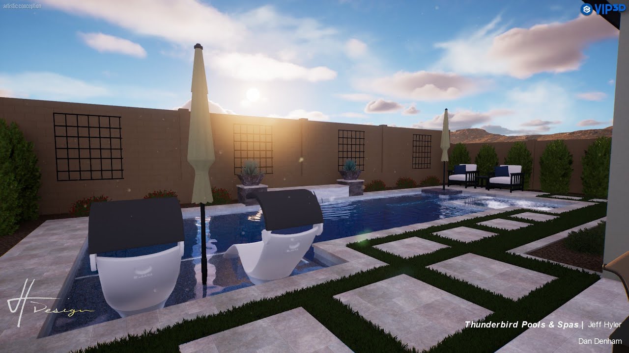 Denham Design Concept Revised- Thunderbird Pools & Spas