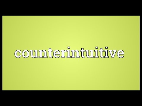 Counterintuitive Meaning